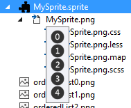Creating Image Sprite in Visual Studio - Web Essential