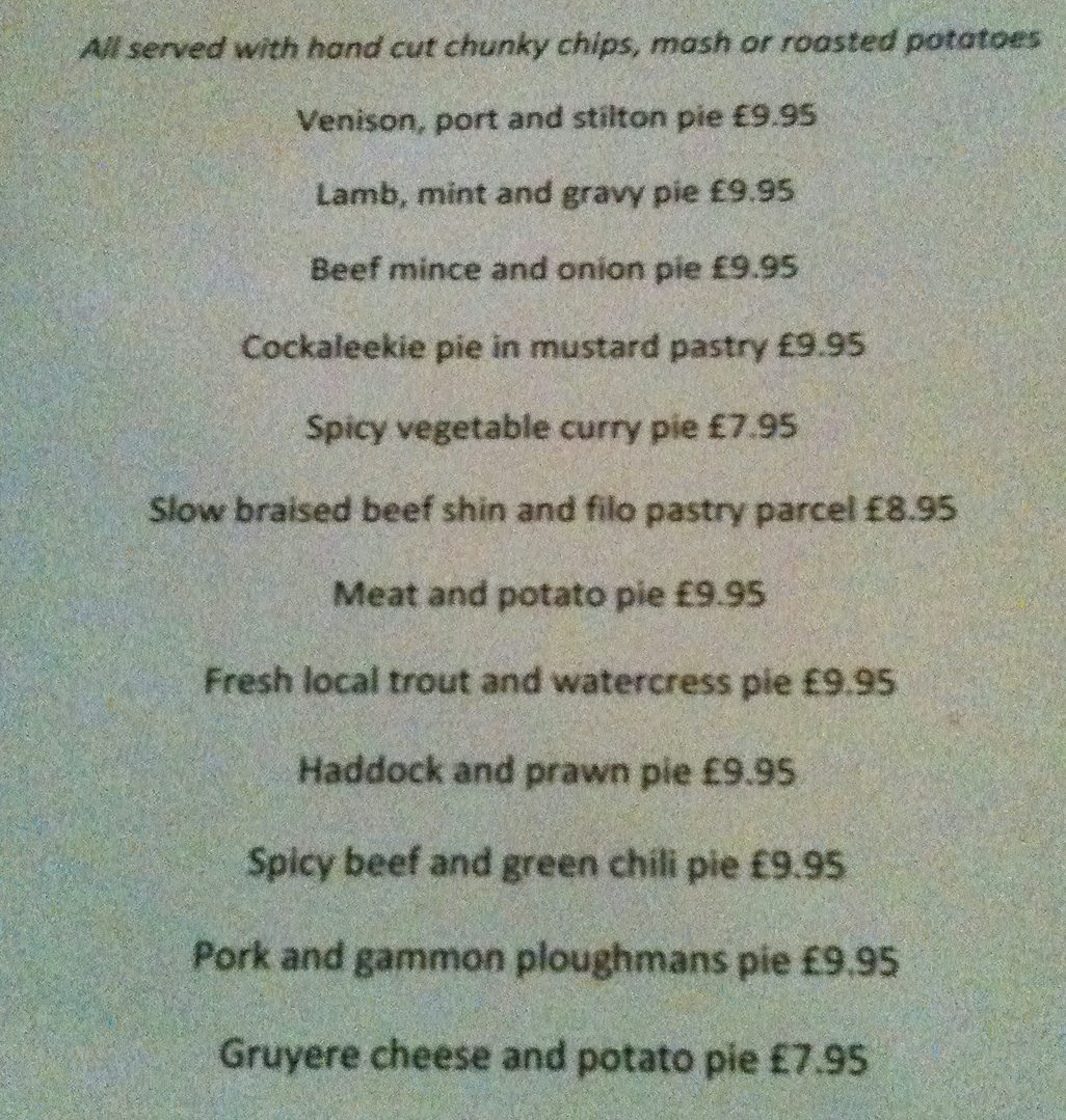 Gentlemen's Pie Club of Bishops Waltham: The Bush Inn, Ovington, 26th ...