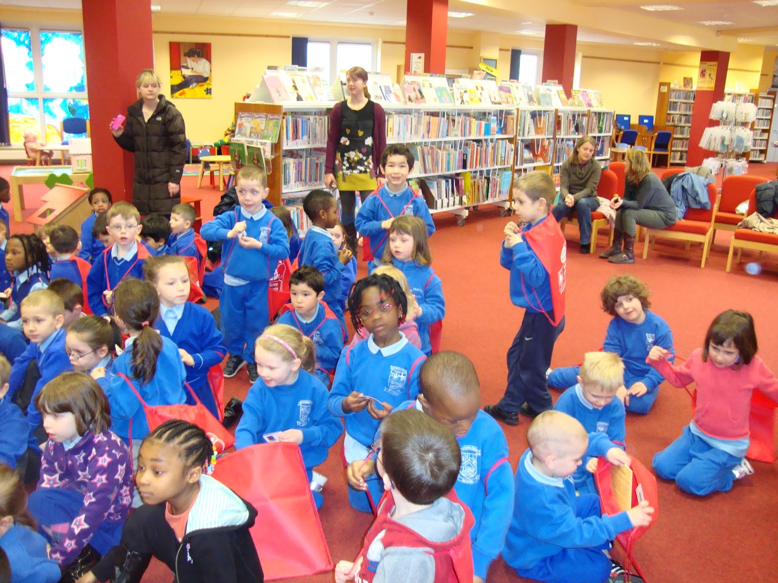 Literacy Site: Junior infant library visit
