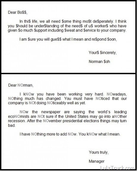 Otherwise Good: A Letter to the Boss