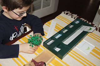 Preposition Introduction, Montessori Grammar & Language At Home ...