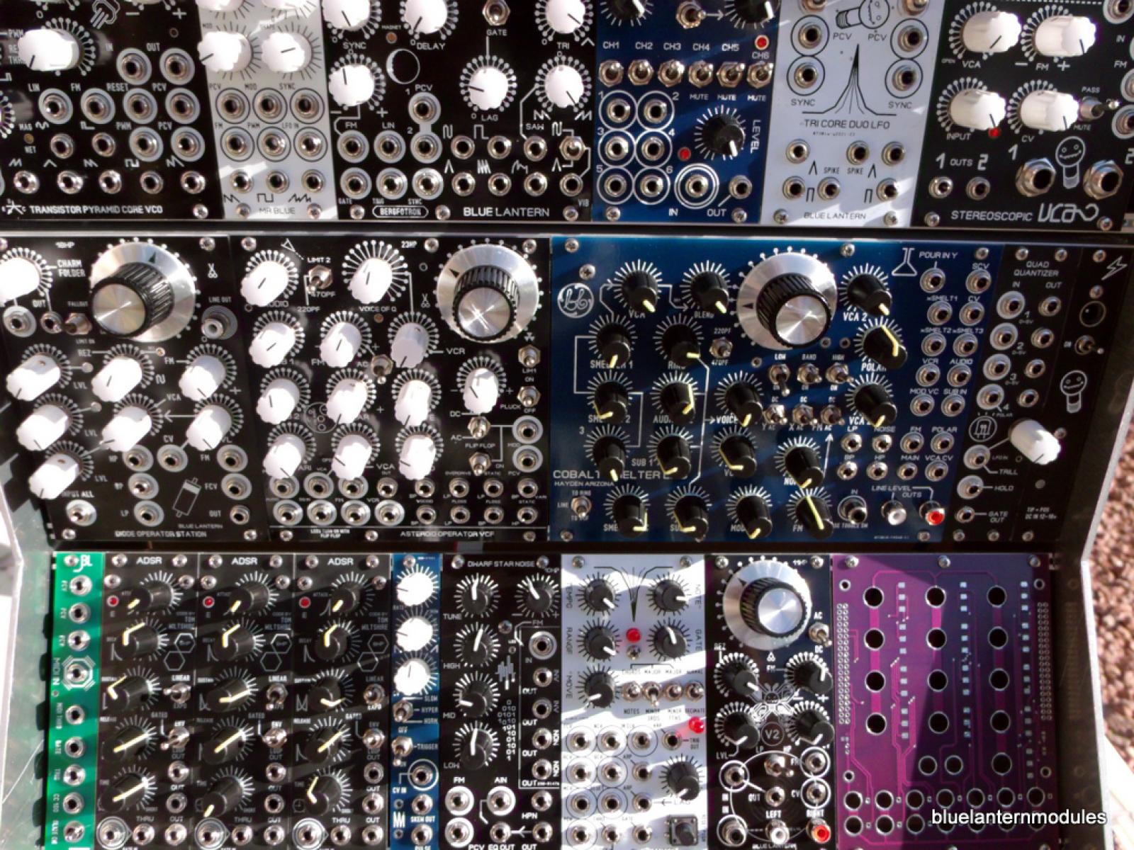 MATRIXSYNTH: Blue Lantern Modules 9U Analog Modular Synthesizer System