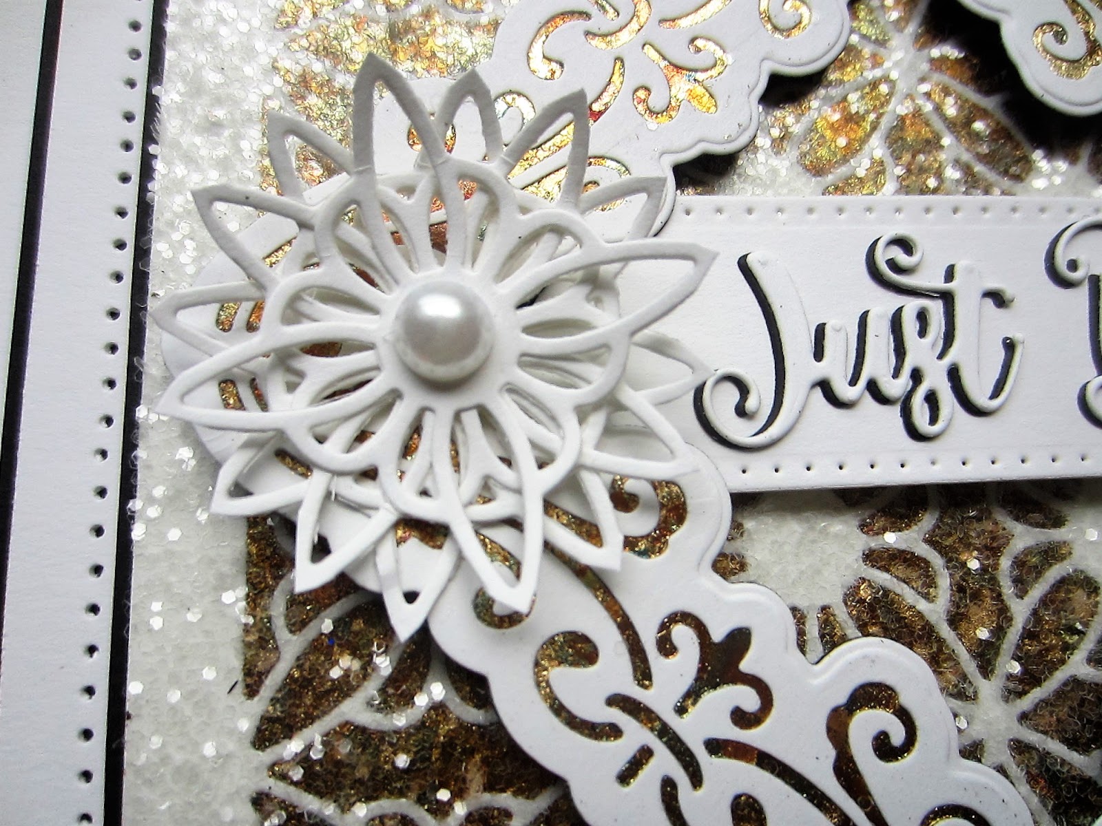 PartiCraft (Participate In Craft): Background Flower Card