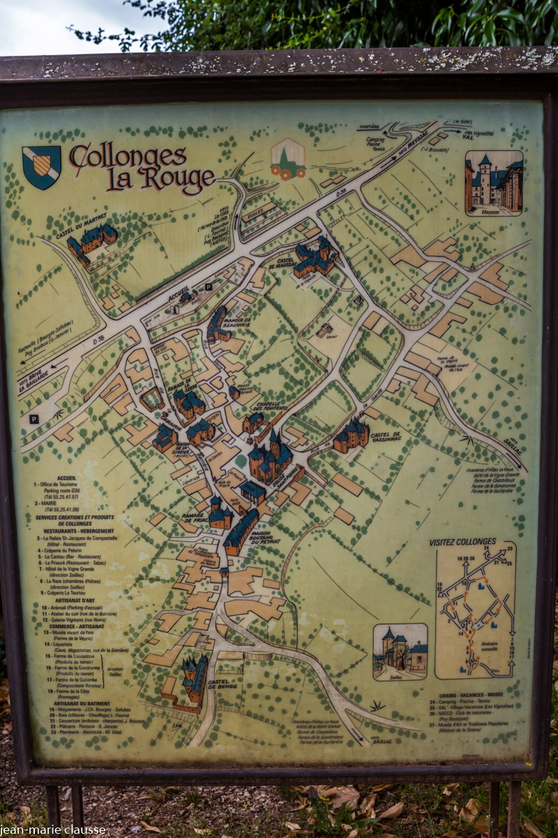 Découvrir la France en photos: 35 - COLLONGES LA ROUGE. (Corrèze-19)