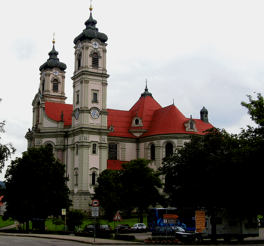 BAROQUE et ROCOCO.: Eglise du monastère d'OTTOBEUREN ( BAVIERE).