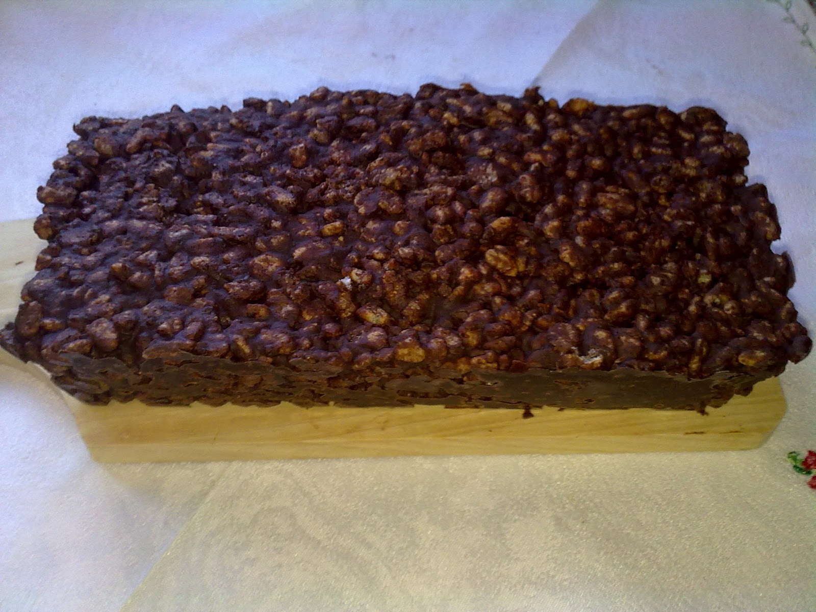 Mis recetas de cocina: Turrón de chocolate crujiente