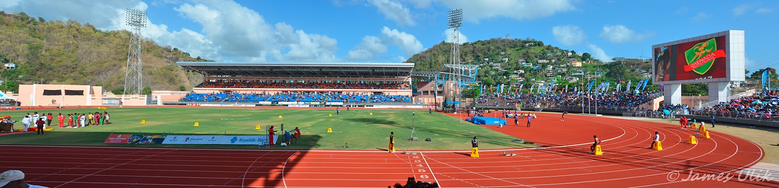 Merengue: First Annual Grenada Invitational Track and Field Meet.