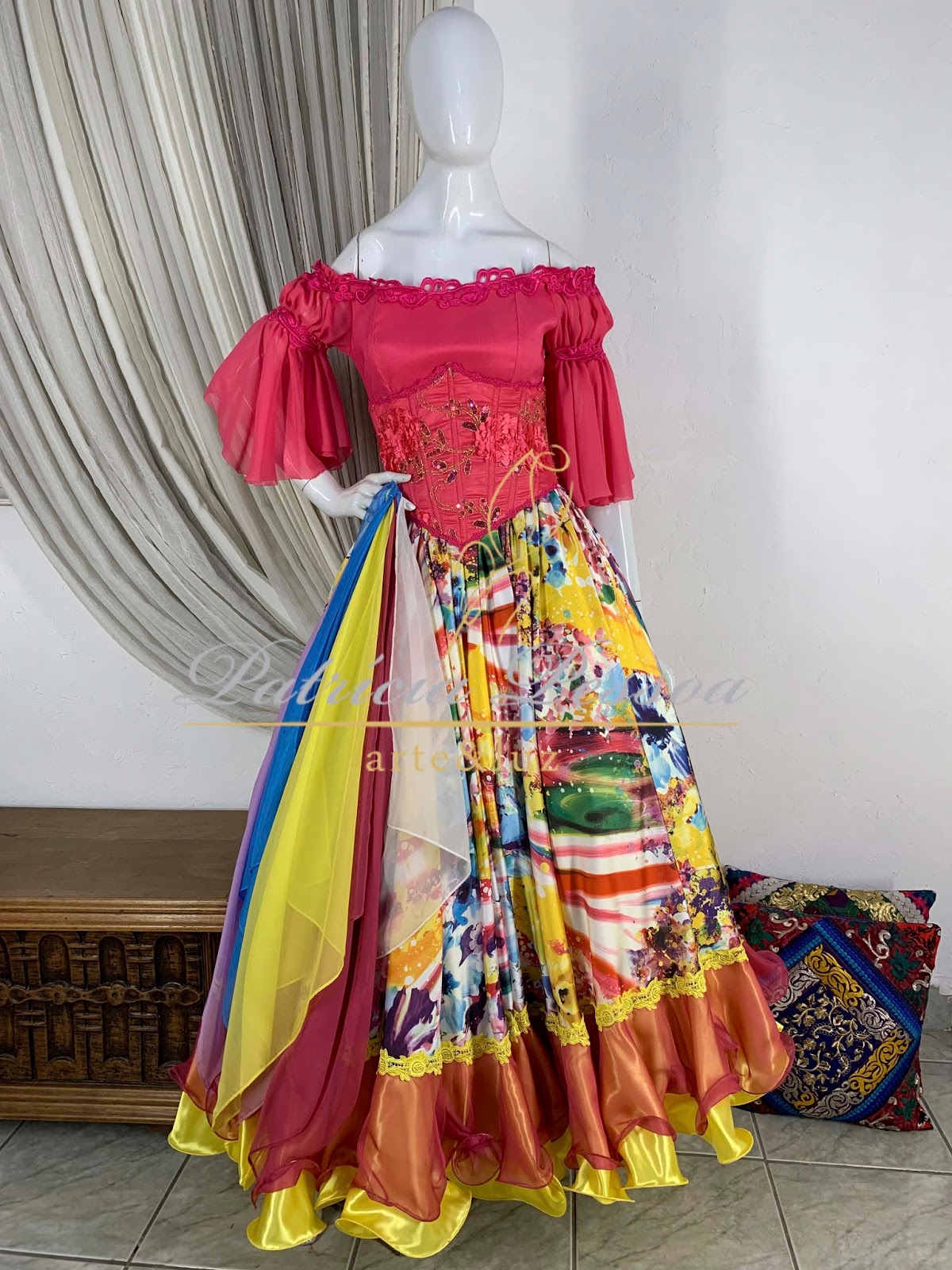 Atelier Patricia Pessoa: Roupa Cigana - (cód.03119)