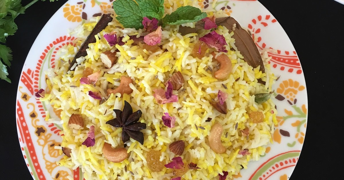 Hyderabadi Zafrani Pulao - From Sushma's Kitchen