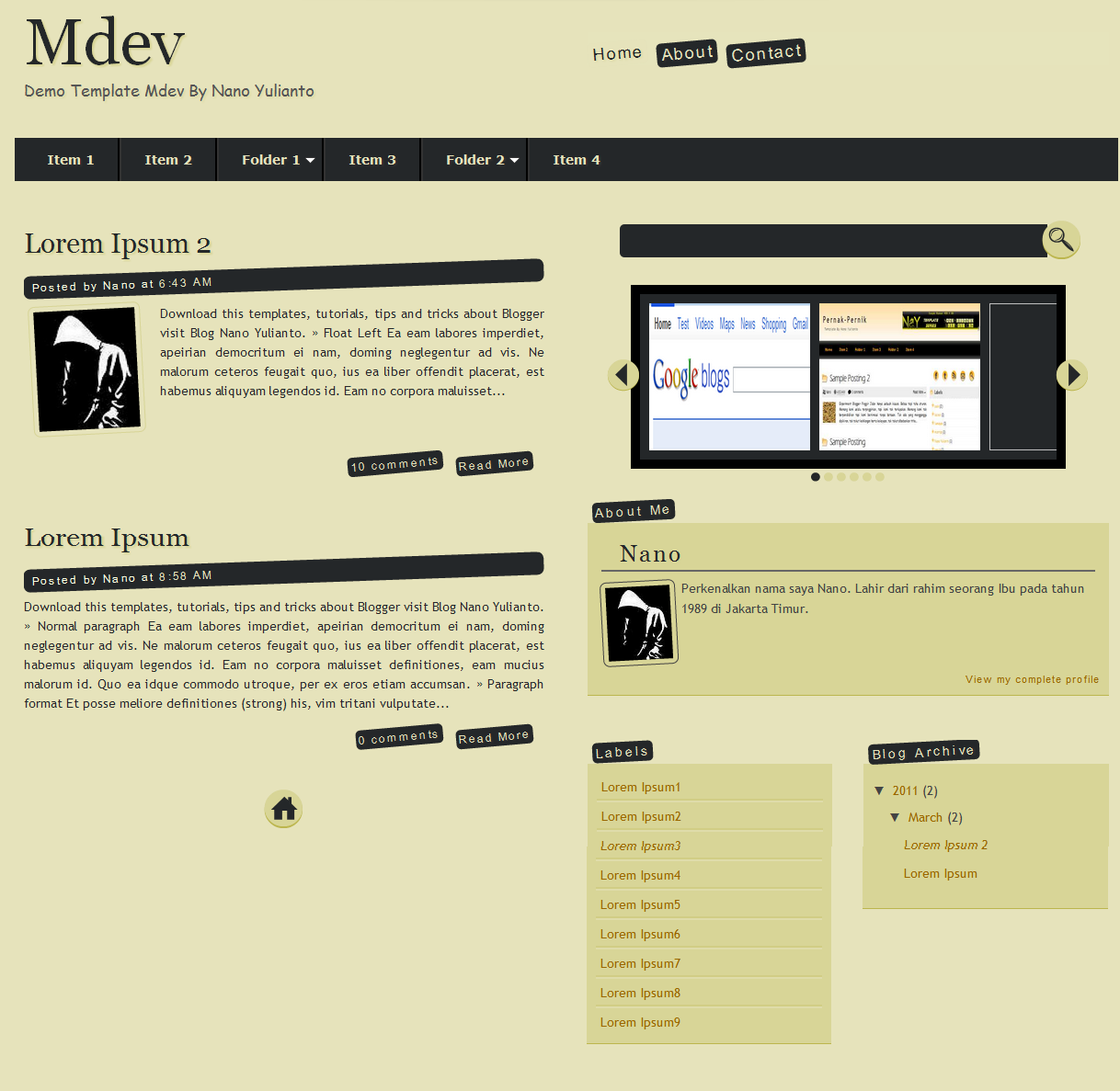 Blogger Temaları ve Eklentileri