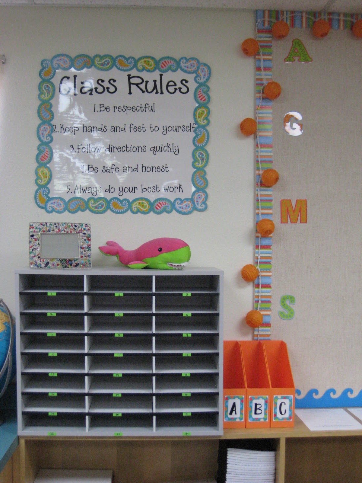 2nd Grade Sandcastle: My classroom!