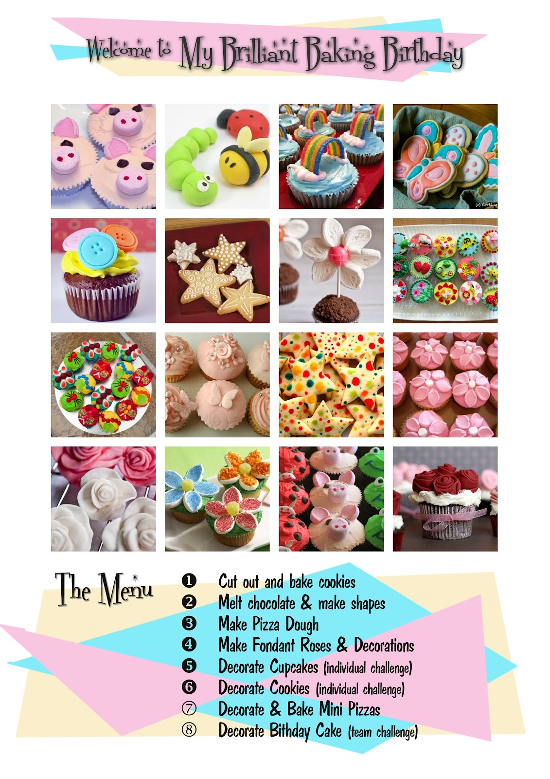 Great Fun etc: A Brilliant Baking Birthday Party