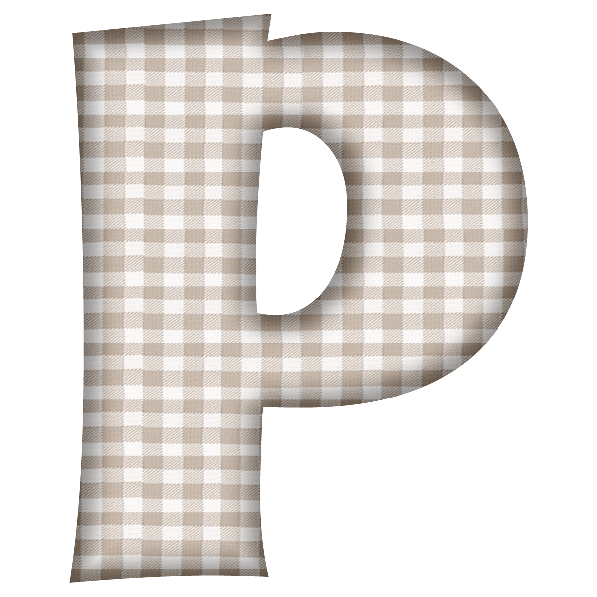 GRANNY ENCHANTED'S BLOG: Free Tan Gingham Digi Alphabet