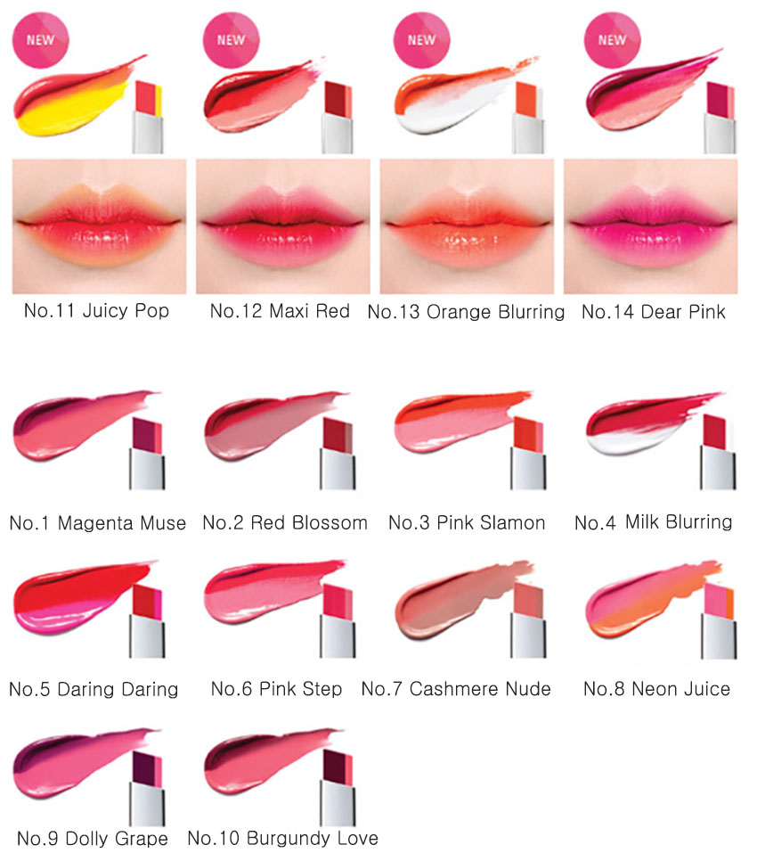 Korea Beauty Blog: Amore Pacific LANEIGE Two Tone Lipstick, Two Tone ...