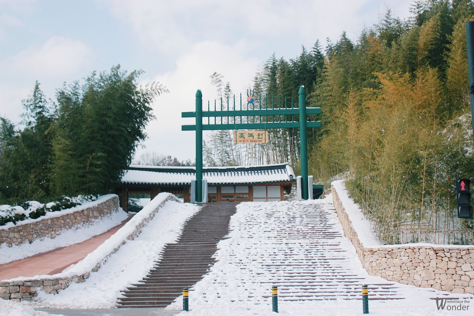 Winter Wonderland In Damyang Pt 4 Juknokwon Bamboo Forest 죽녹원