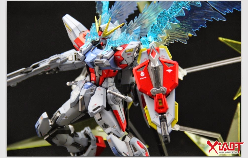 MG 1/100 Build Strike Gundam + Universe Booster + Homemade Backpack ...