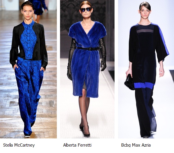 Vístete!! Azul Klein y negro: la pareja de moda