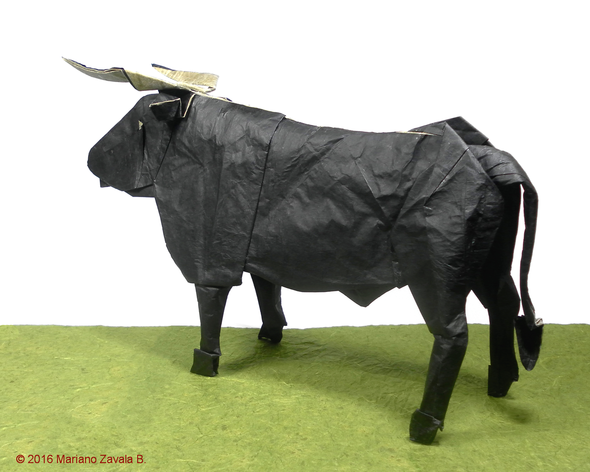Mariano-Mi mundo el Origami: Toro de lidia