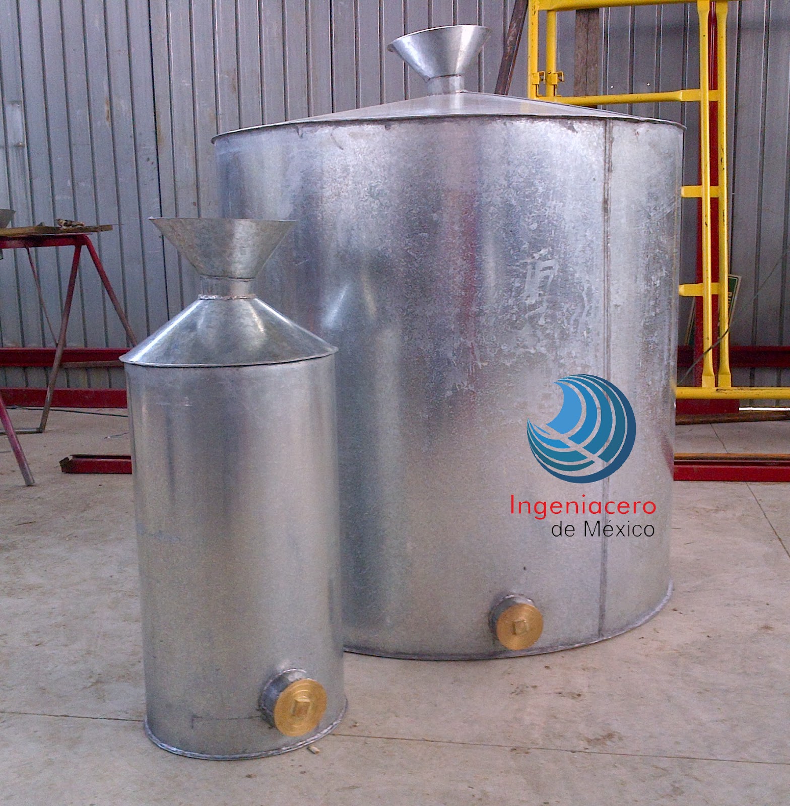 Ingeniacero de México : Silos metálicos para almacenar grano