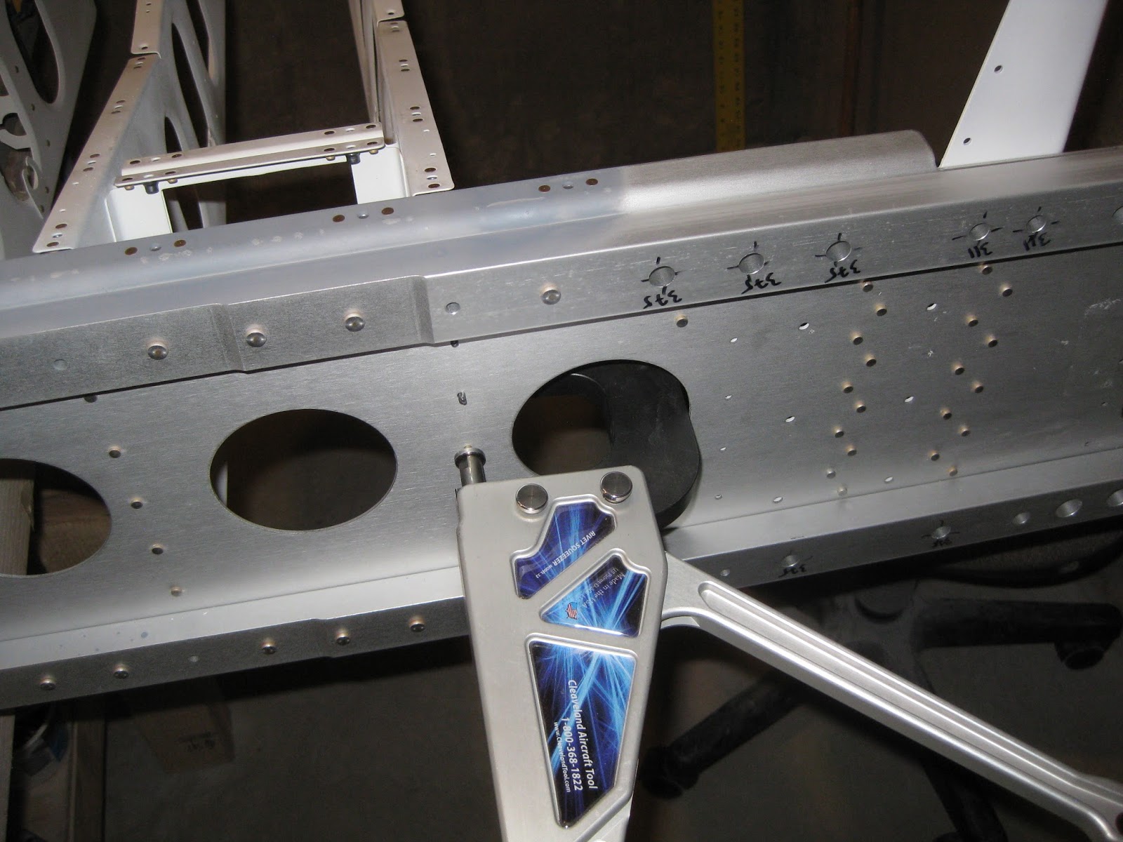 E's Van's RV-14A: Fuselage: Forward mid fuselage bulkheads. Replaced.