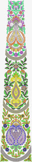 EmbDesignTube: Variegated Embroidery Kali Patch Designs For Wedding Season