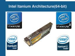 Different Processors: Intel 64-bit processors