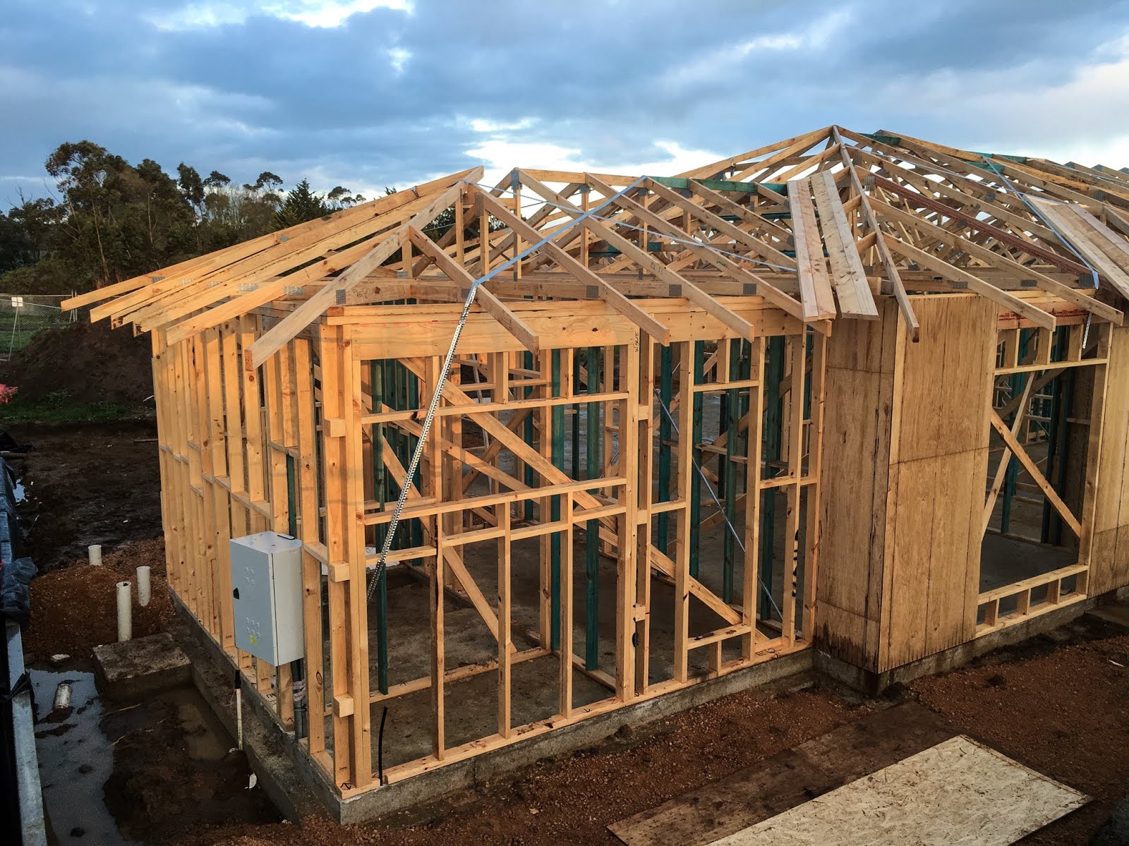 YourBuilds: Our House Build - Roof Frame Completed