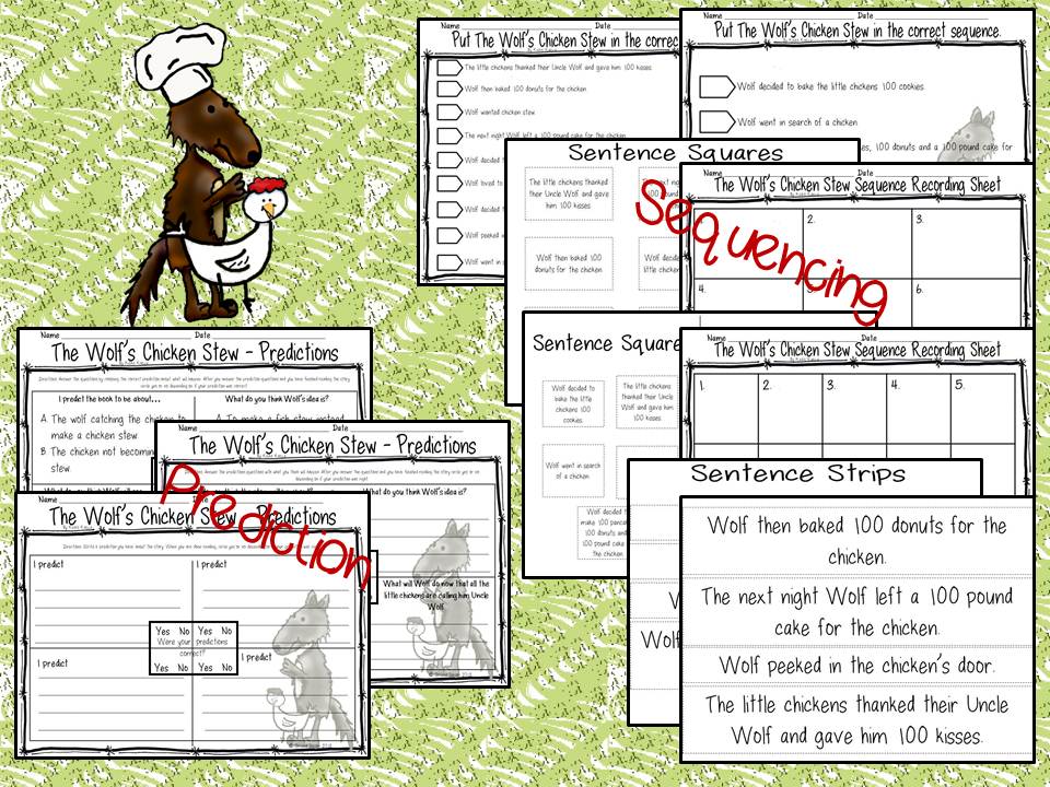 The Wolf's Chicken Stew by Keiko Kasza - Teaching Ideas | The Picture ...