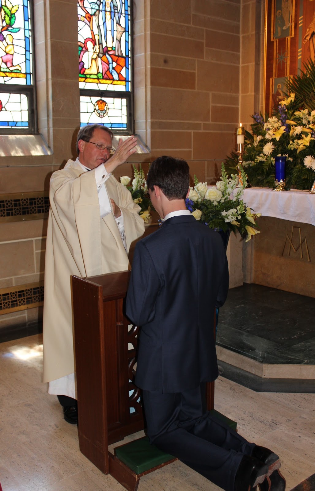 My Catholic World as seen thru My Camera: 6.1.2013 First blessing from ...