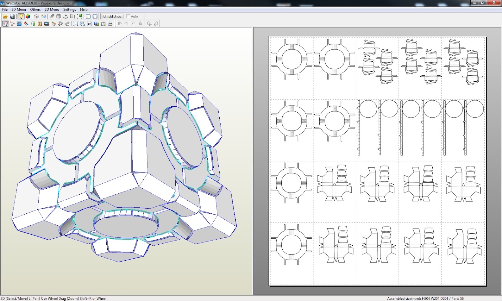 How to make a companion cube from portal: Building a Companion Cube