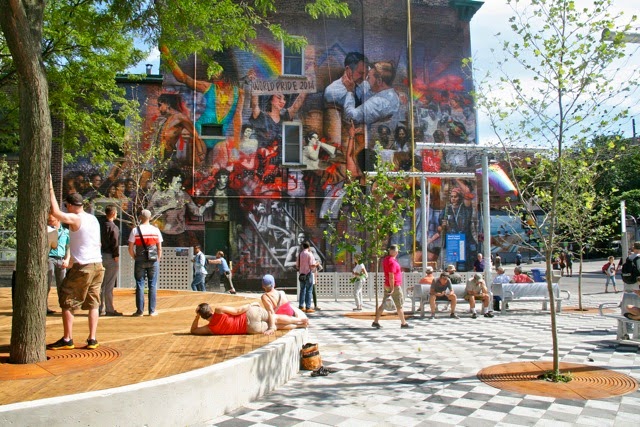 Toronto Urban Strolls: Church Street Murals Project in Toronto