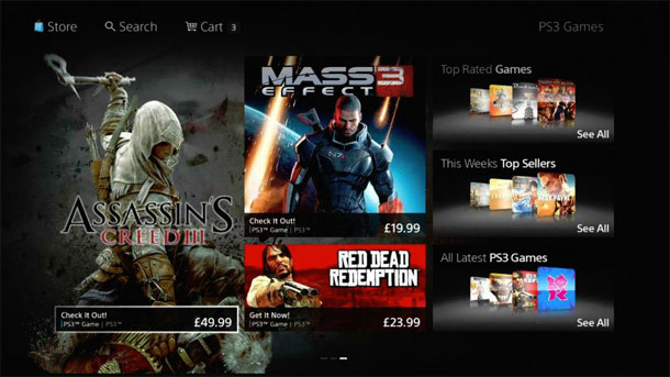 Les meilleurs actualités du jeux vidéo!!!: PlayStation Store : design ...
