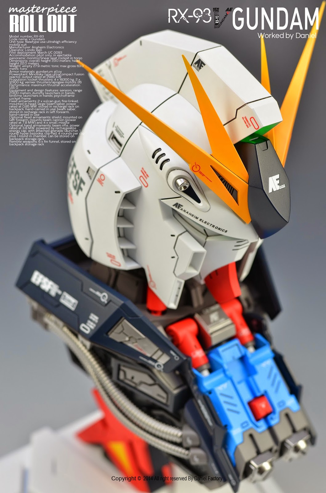 Gundam Family: Magic Toys 1/35 RX-93 Nu Gundam Head
