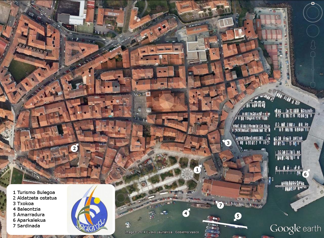 Galerna Taldea - Bela elkartea - Bermeo: Planos de interes