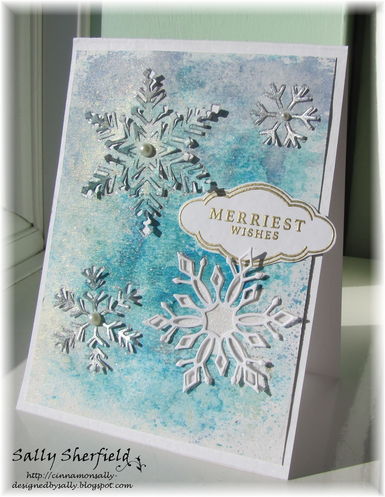 Cinnamon Sally Designs: I Love this Snowflake die!!