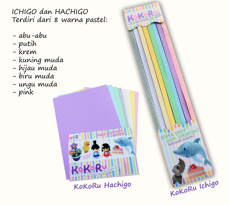 Angelkawai's Diary: Handmade - KoKoRu ( Color Corrugated Paper)