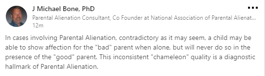 Ouders en hun ouderverstoting - PAS: J Michael Bone, PhD