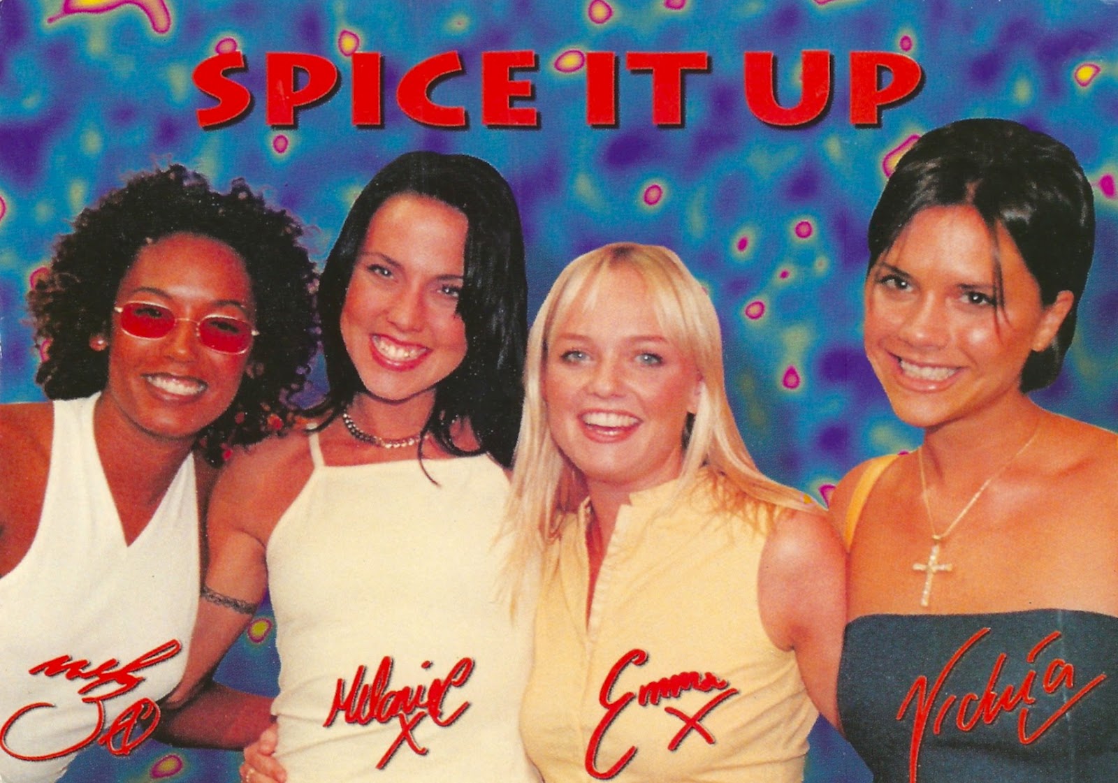 My Favorite Movies and Stars: Spice Girls with Autographs Printed on ...