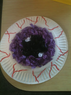 Getting Crafty: In A Good Way: Paper Plate Eye Ball