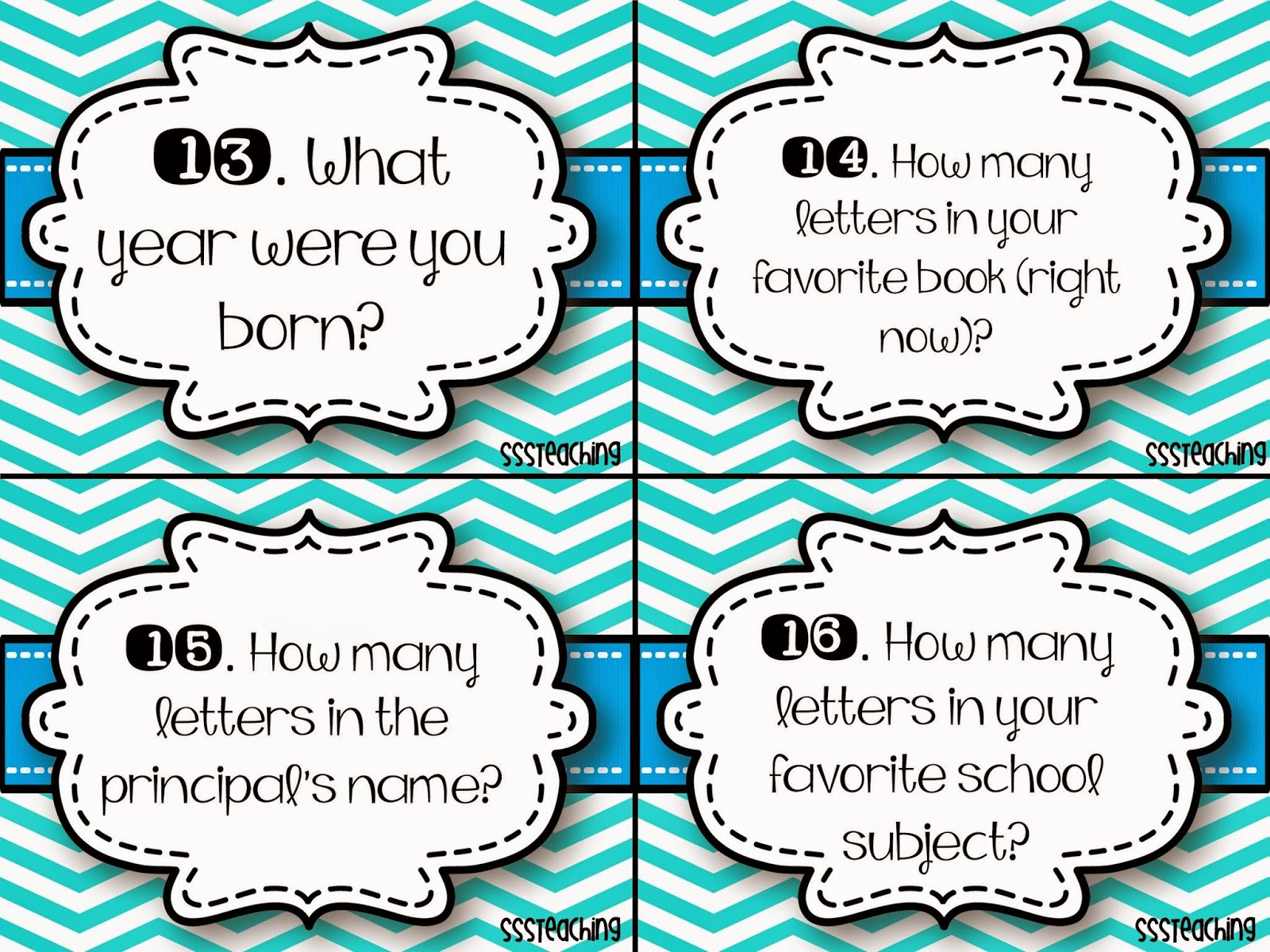 Back to School Math - SSSTeaching