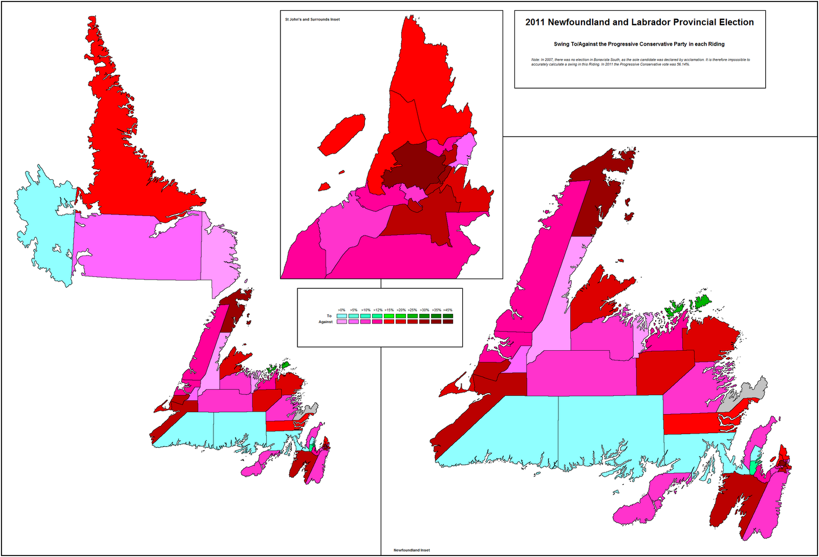 Canadian Election Atlas: Newfoundland and Labrador provincial election ...
