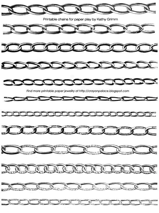 Crayon Palace: Printable Paper Chains