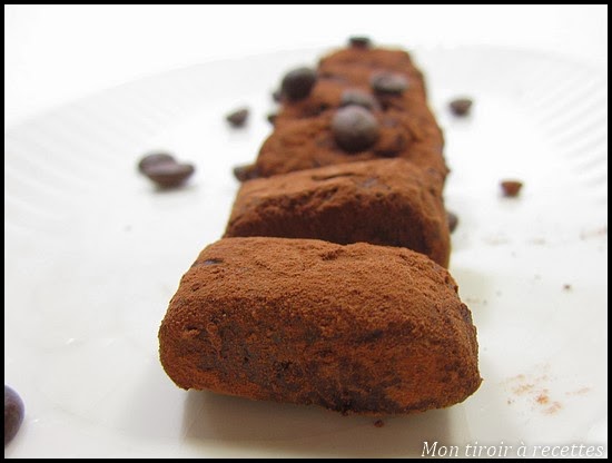 Mon tiroir à recettes - Blog de cuisine: Truffes au café