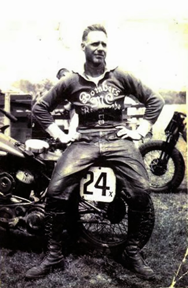 Red Fleming Racing at the Box Spring Track in 1946 ~ Riding Vintage