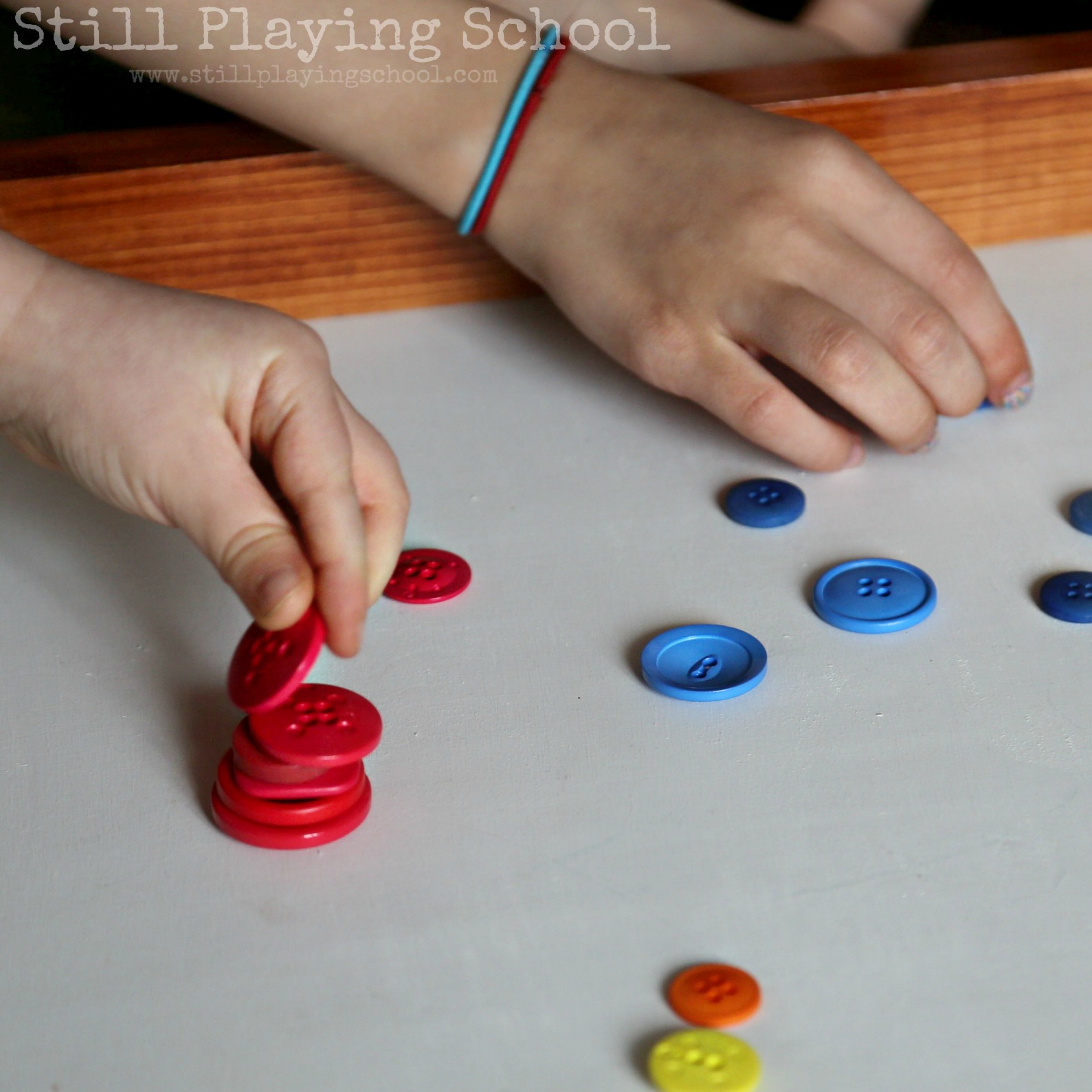 Button Stacking Game for Kids | Still Playing School
