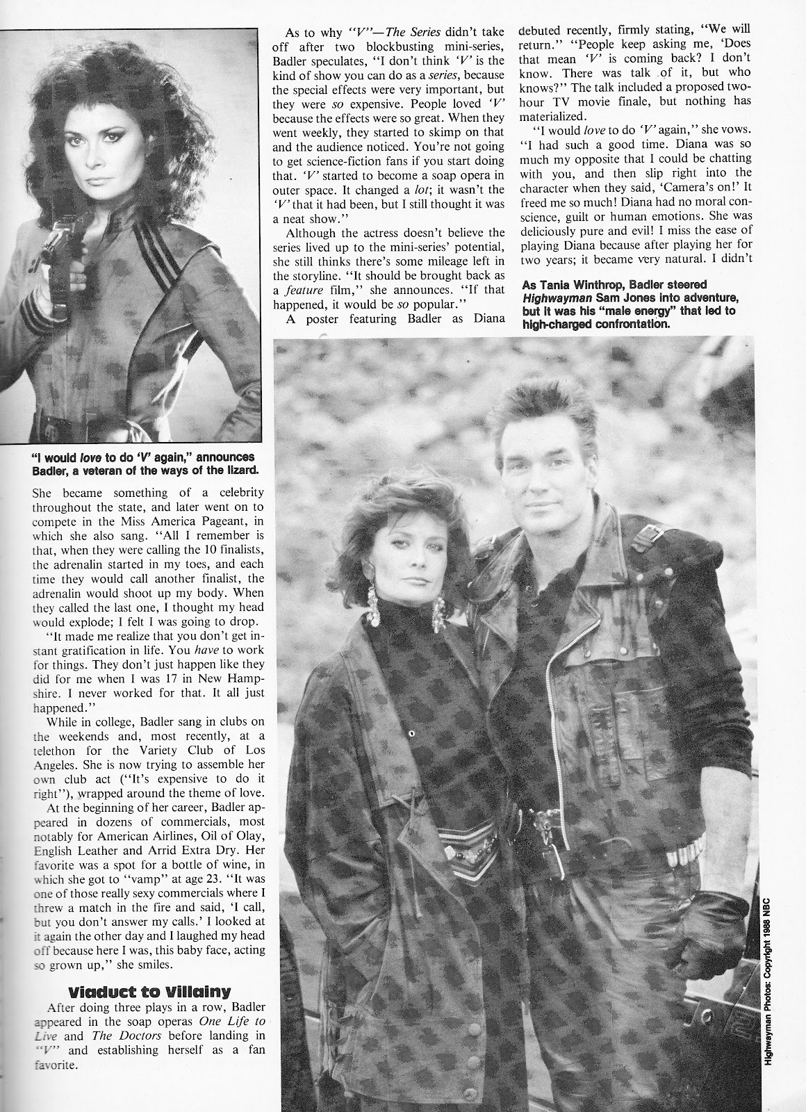 STARLOGGED - GEEK MEDIA AGAIN: 1988: JANE BADLER interviewed in STARLOG ...