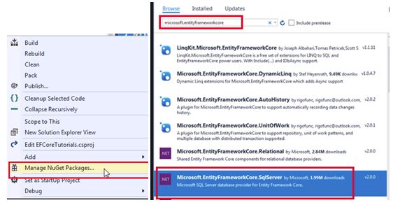 Build persisting Layer with ASP.NET Core 2.0 and EF Core 2.0 -Code ...
