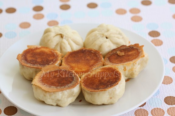 My Kitchen Snippets: Steamed Pan Fried Buns