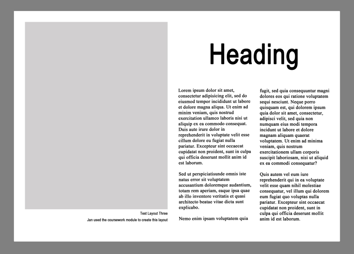 Foray into Photography: Exercise: Experiment with layouts continued