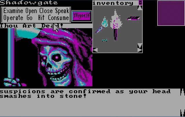 The Adventurers Guild: Game 14: Shadowgate - Death and Torches